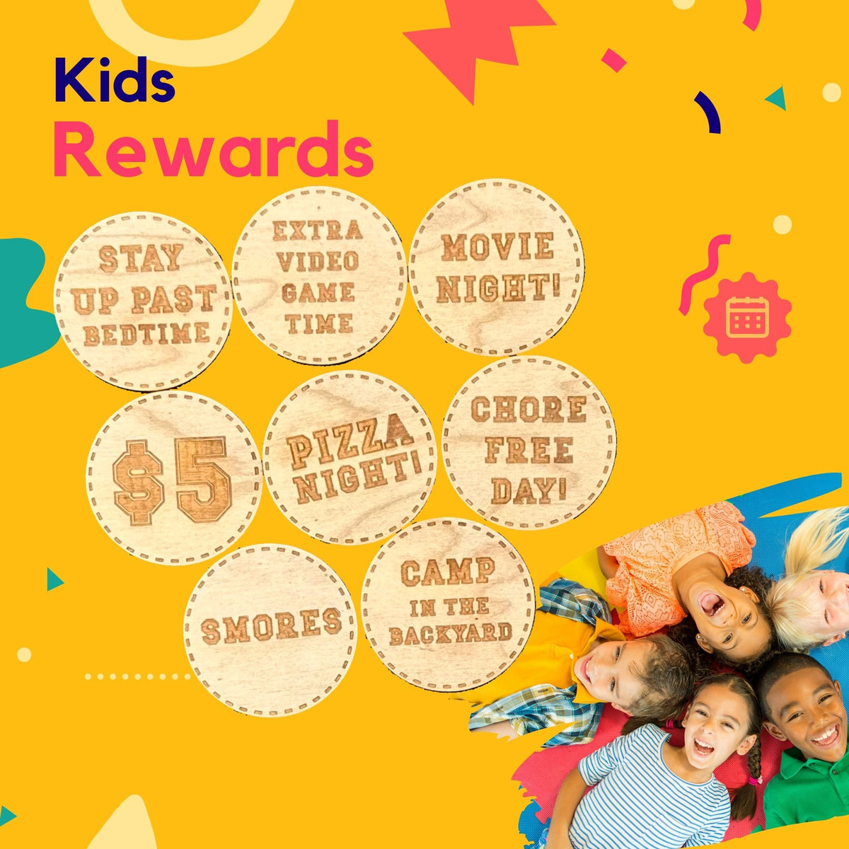 Reward Coins – Style Circle Embroidery